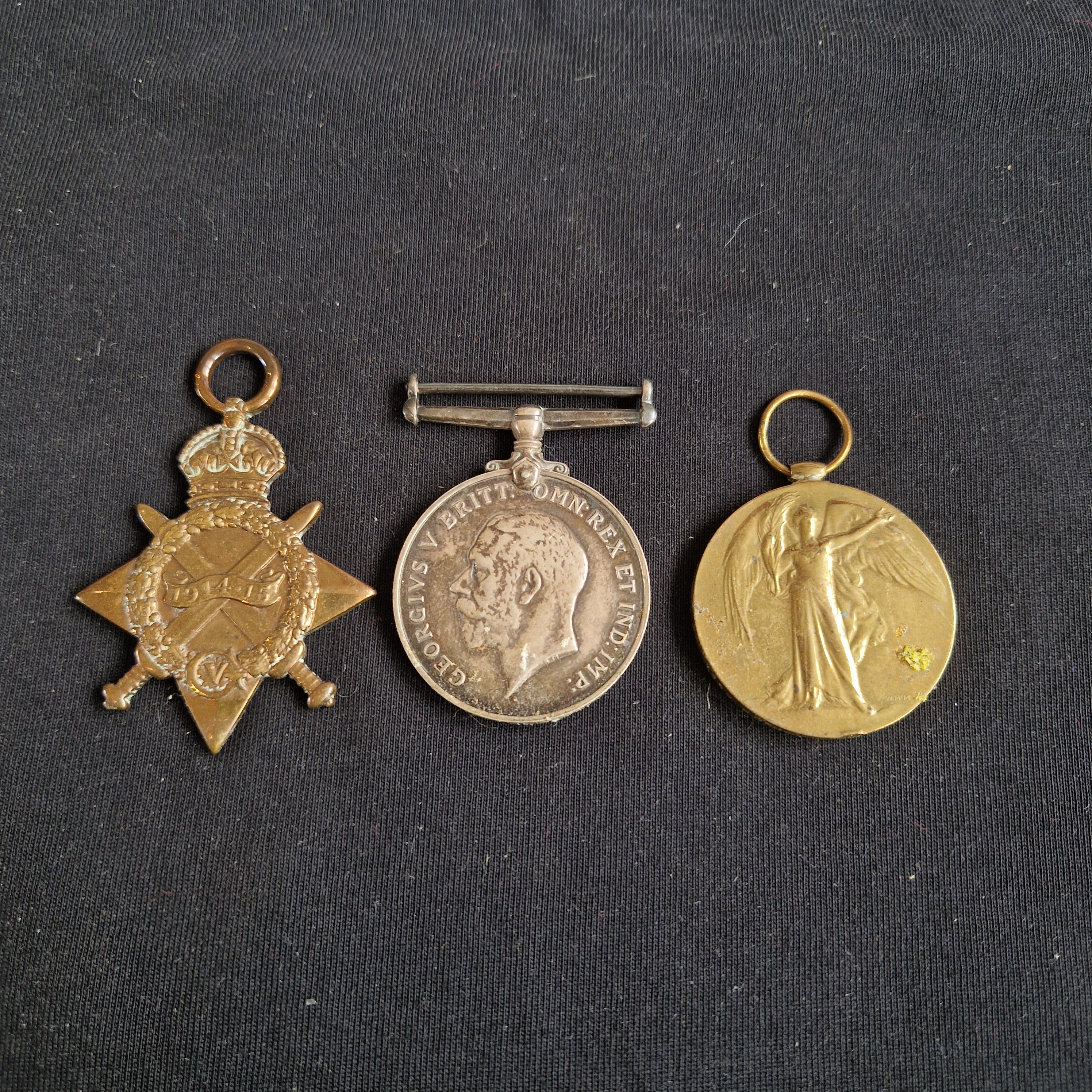 Military Foot Police & Royal Field Artillery - WW1 British Medal Trio ...