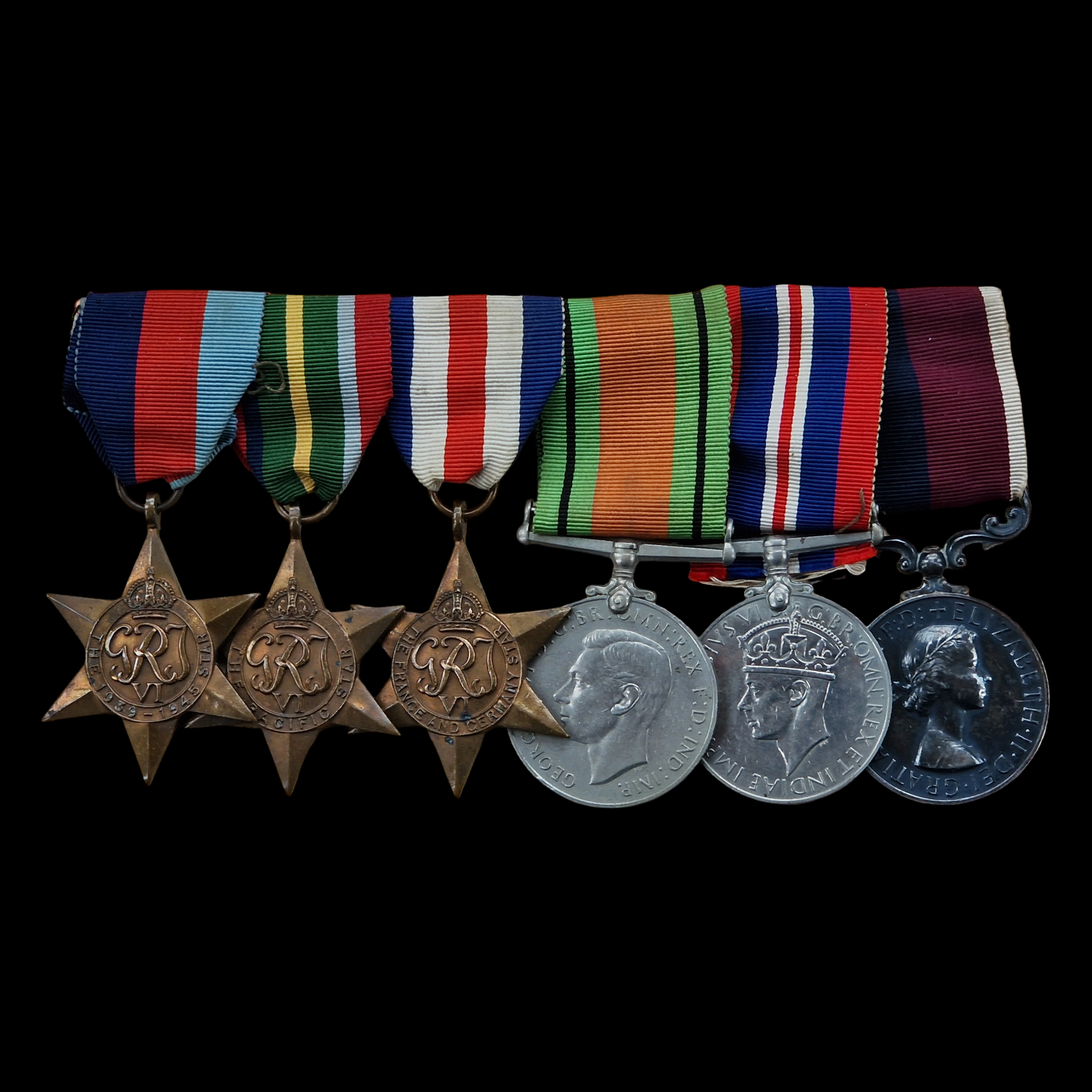 Royal Air Force WW2 Long Service Medal Group Greenwood RAF Singapore P ...