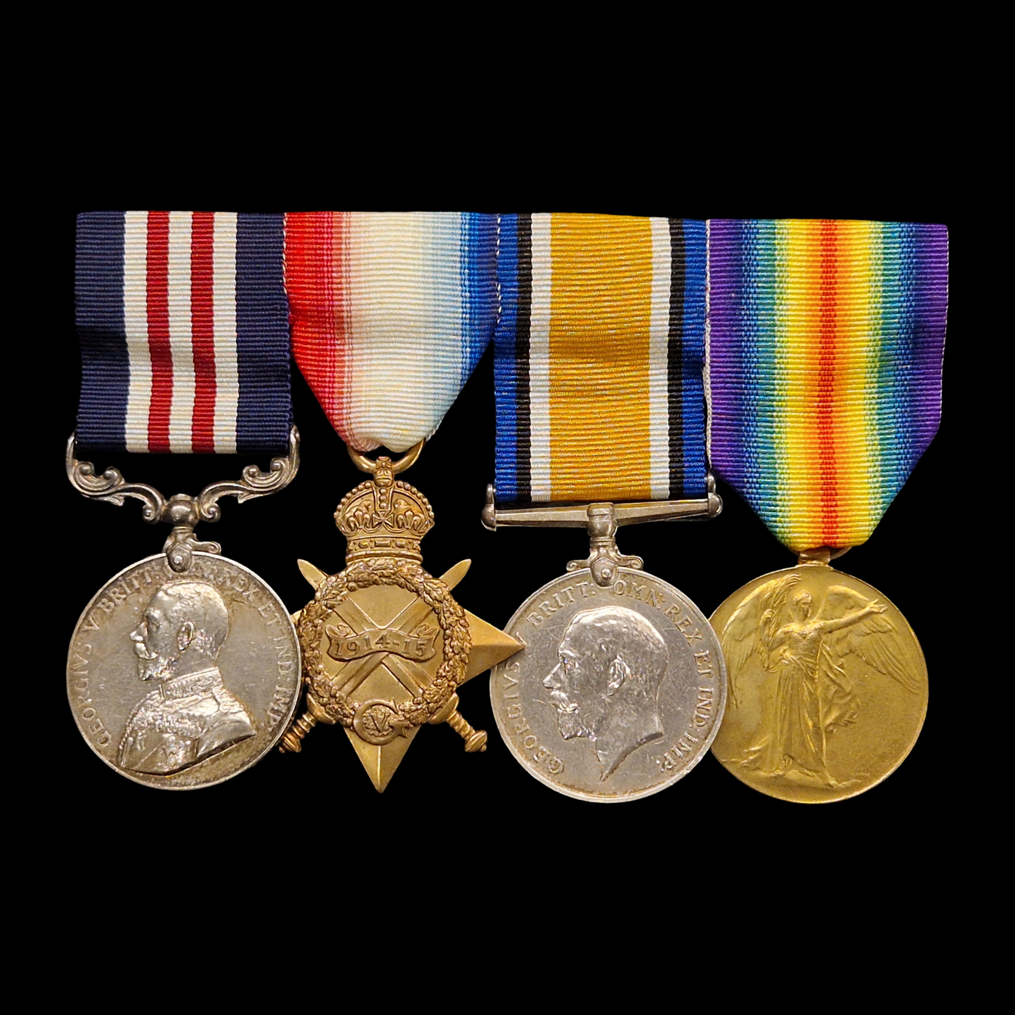 East Surrey Regiment POW March 1918 Military Medal Group WW1 MM for Po ...